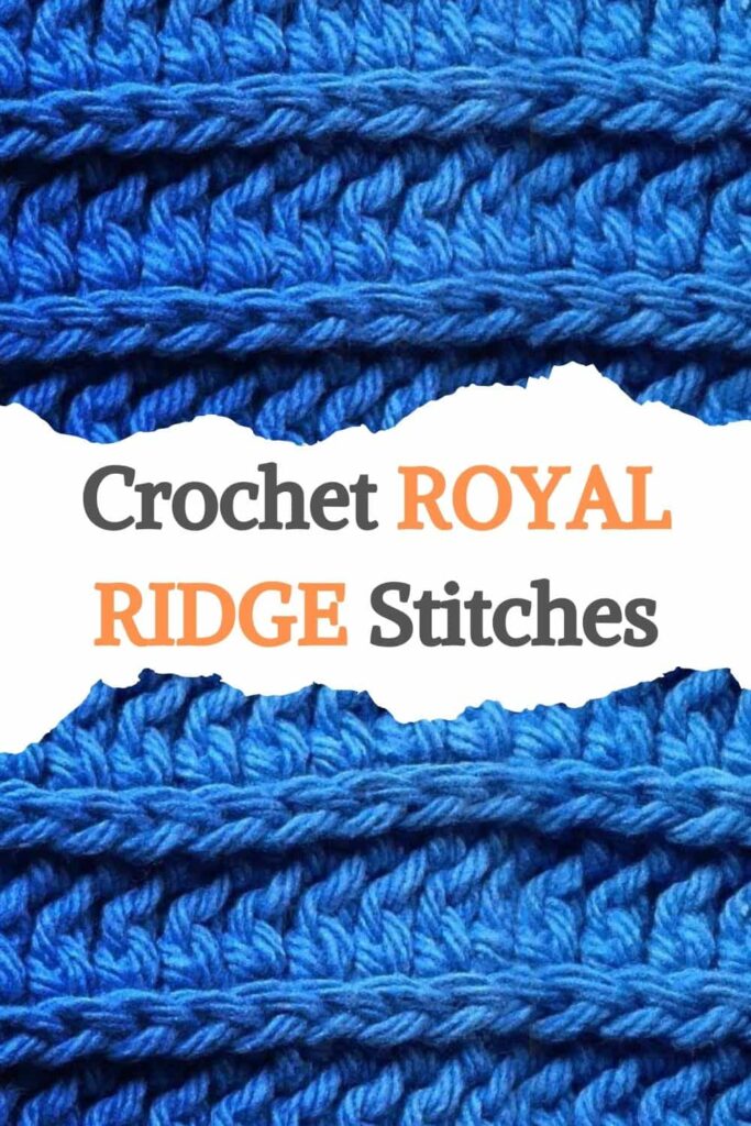 The Crochet Royal Ridge Stitch!