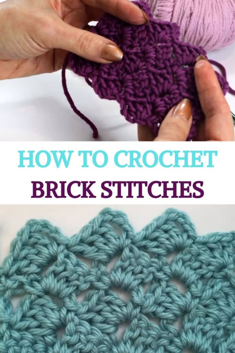 How to Crochet Brick Stitches
