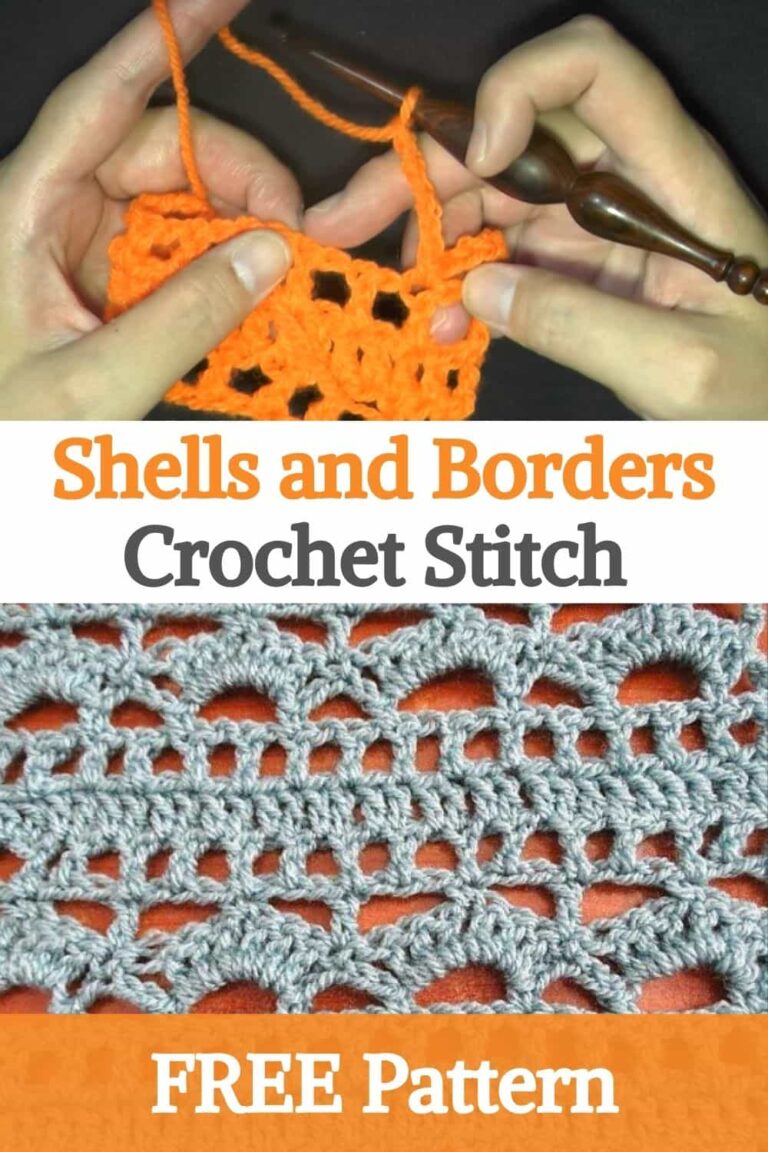 Shells and Borders FREE Crochet Stitch and Pattern