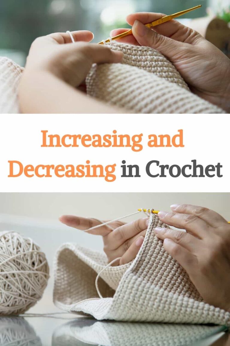 Increasing and Decreasing in Crochet