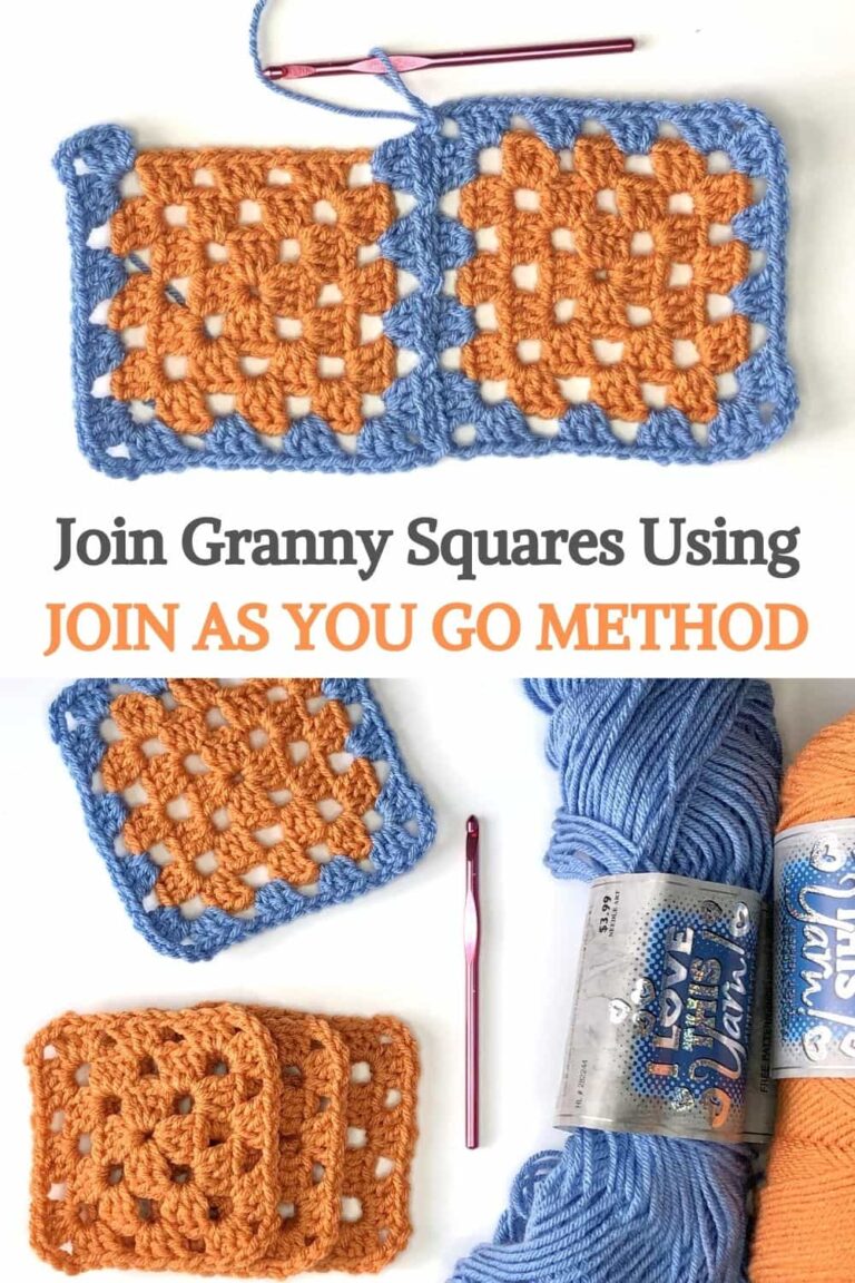 How To Attach Granny Squares Together Using The JAYGO Method