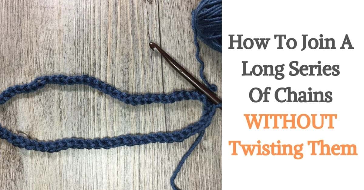 How To Join A Long Series Of Chains Without Twisting Them