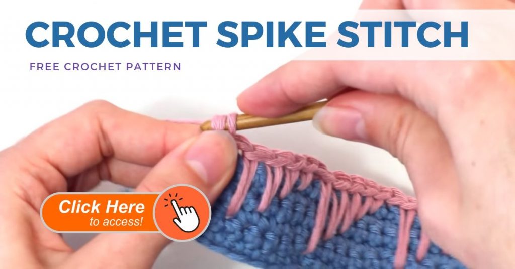 How To Make The Crochet Spike Stitch - Easy Tutorial!
