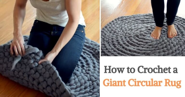 How to Crochet a Giant Circular Rug