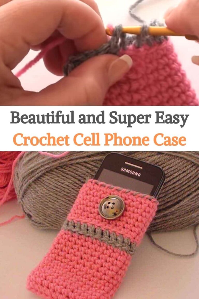 Beautiful and Super Easy Crochet Cell Phone Case