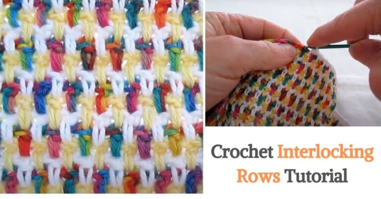 Crochet Interlocking Rows Tutorial