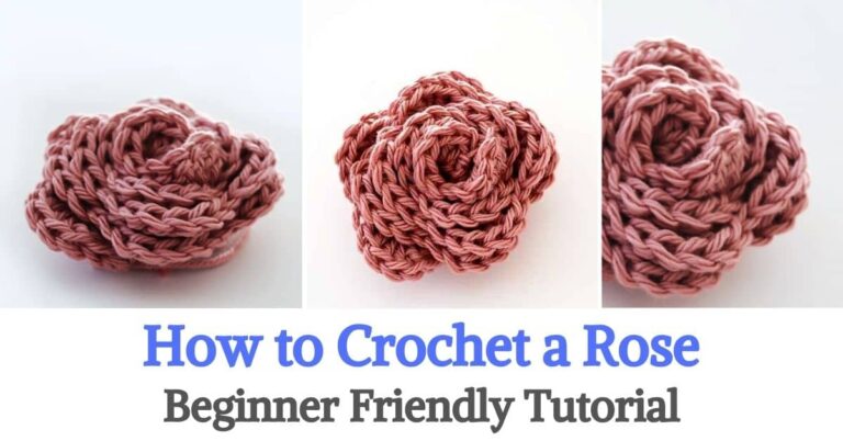 How to Crochet a Rose - Beginner Friendly Tutorial