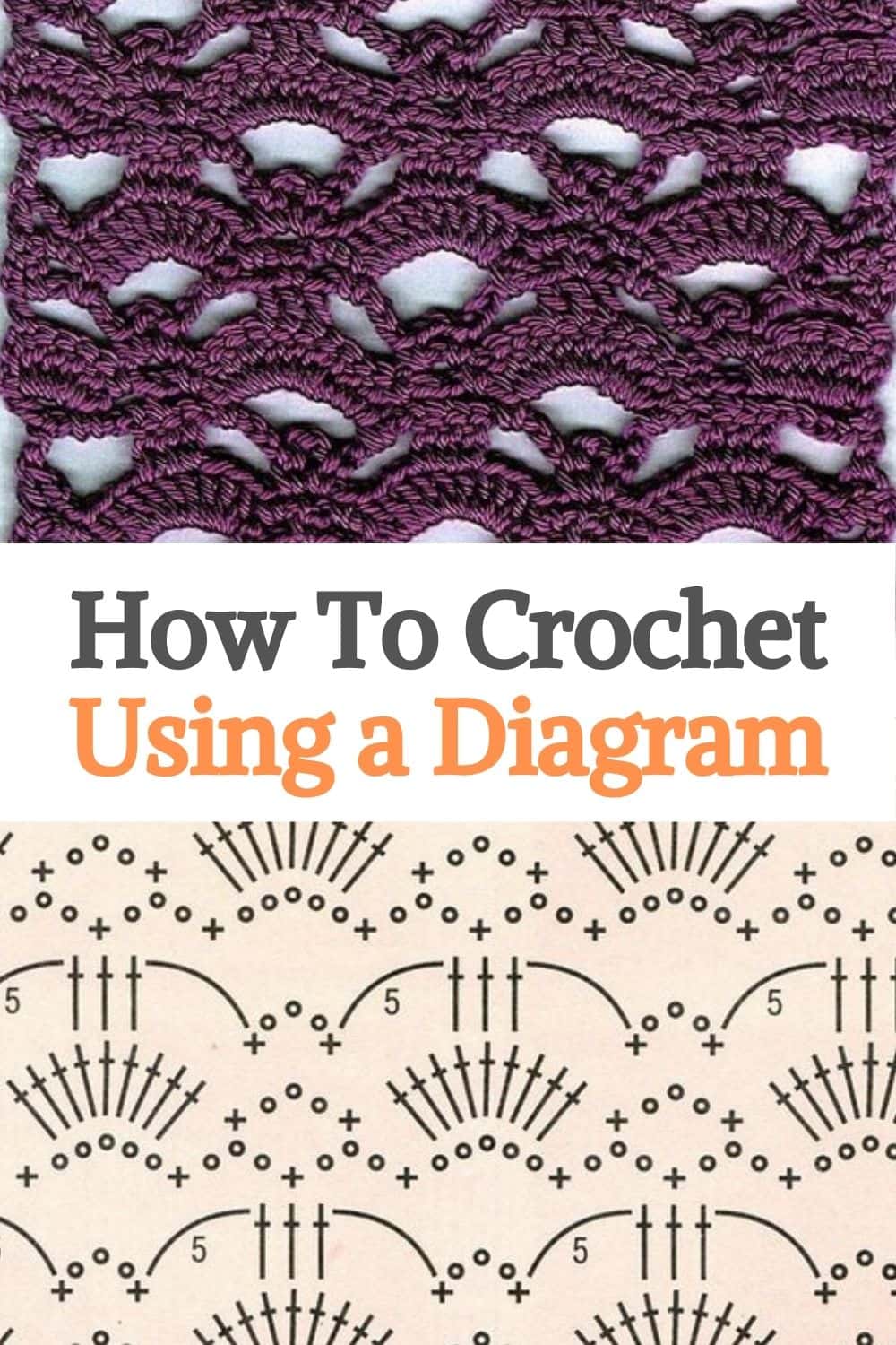 How To Crochet Using a Diagram
