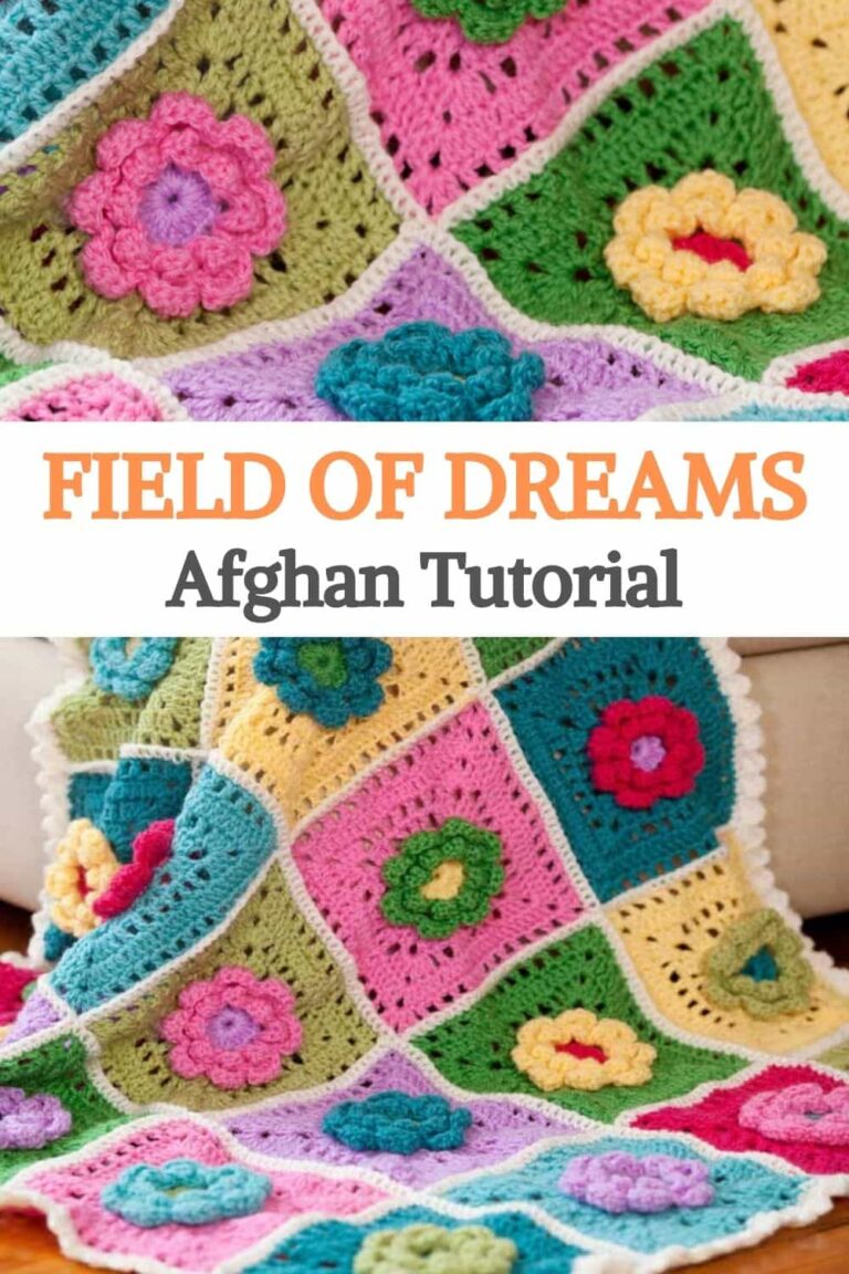 Field of Dreams Afghan Tutorial🌼