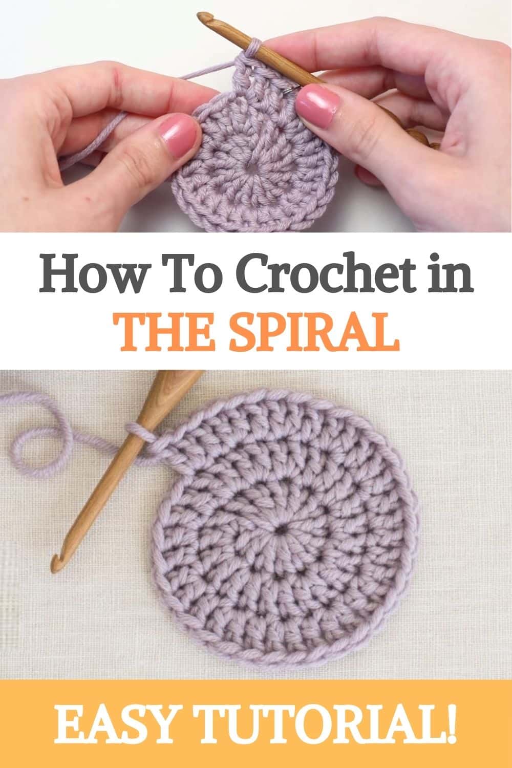 How To Crochet in The Spiral - Easy Tutorial!