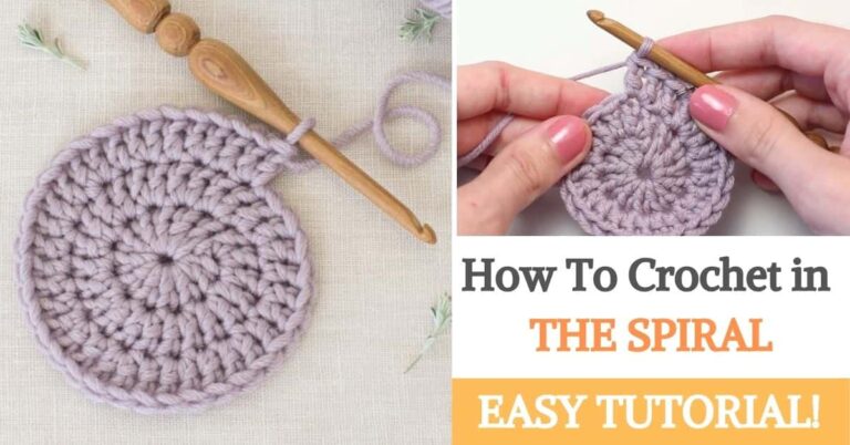 How To Crochet in The Spiral - Easy Tutorial!