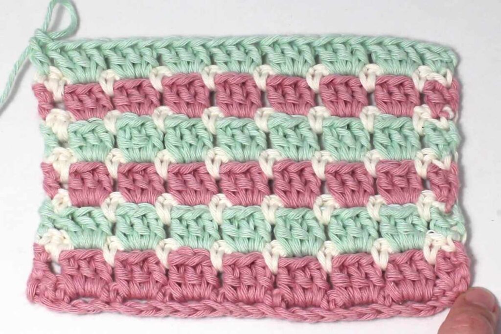 How to crochet the block stitch (video tutorial and written directions)