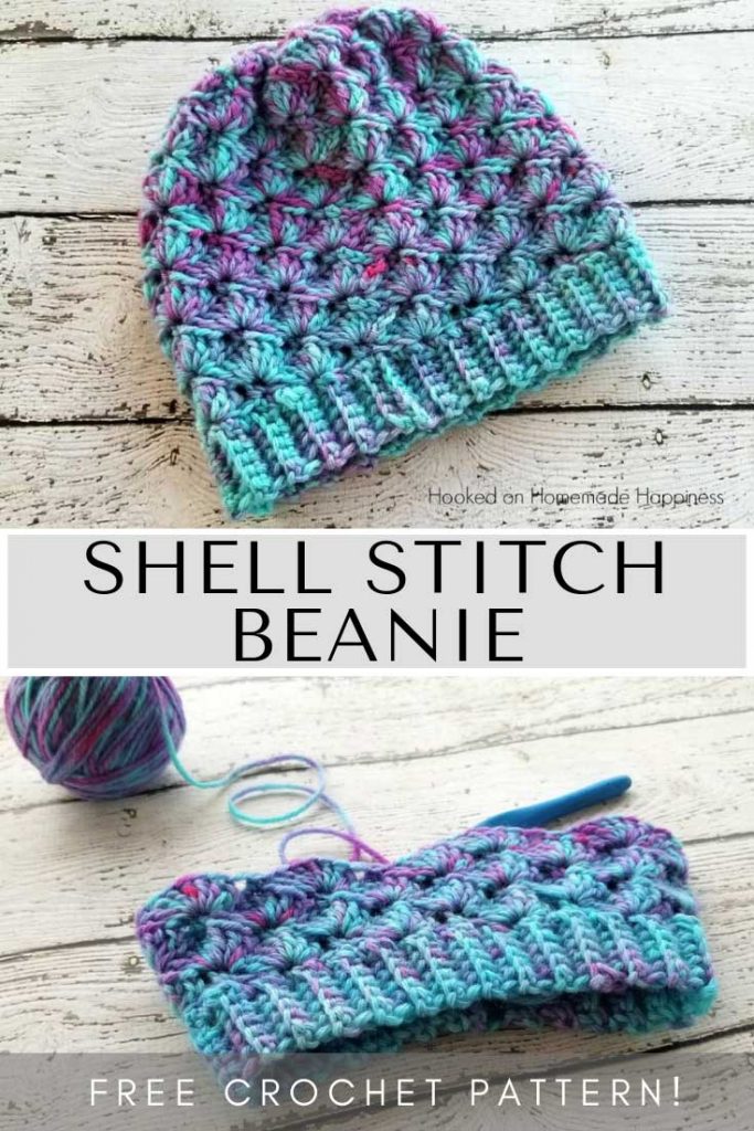 [Free Pattern] Quick And Easy Shell Stitch Toddler Beanie