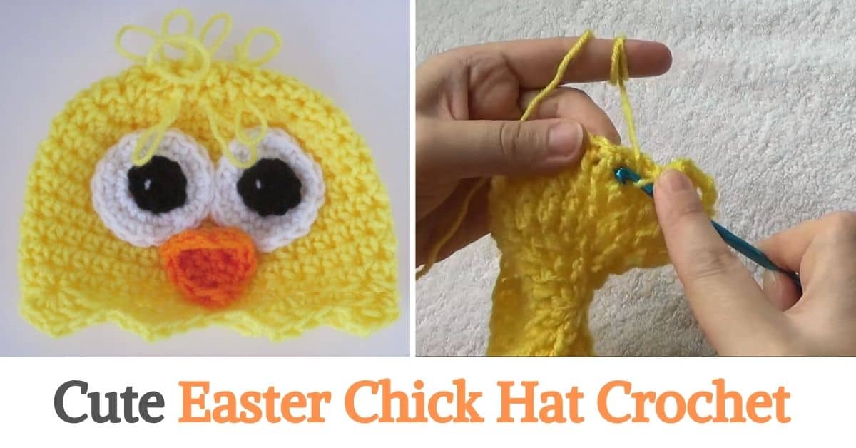 Cute Easter Chick Hat Crochet