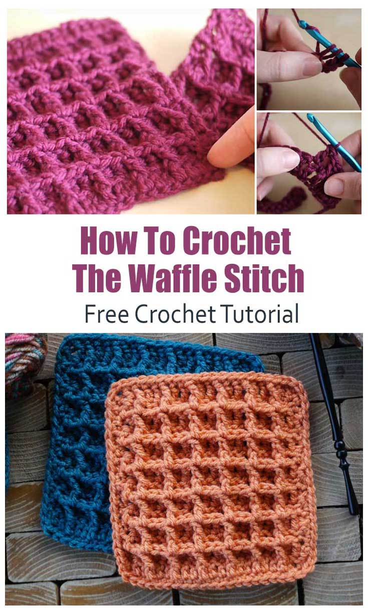 How To Crochet The Waffle Stitch - Easy Tutorial!
