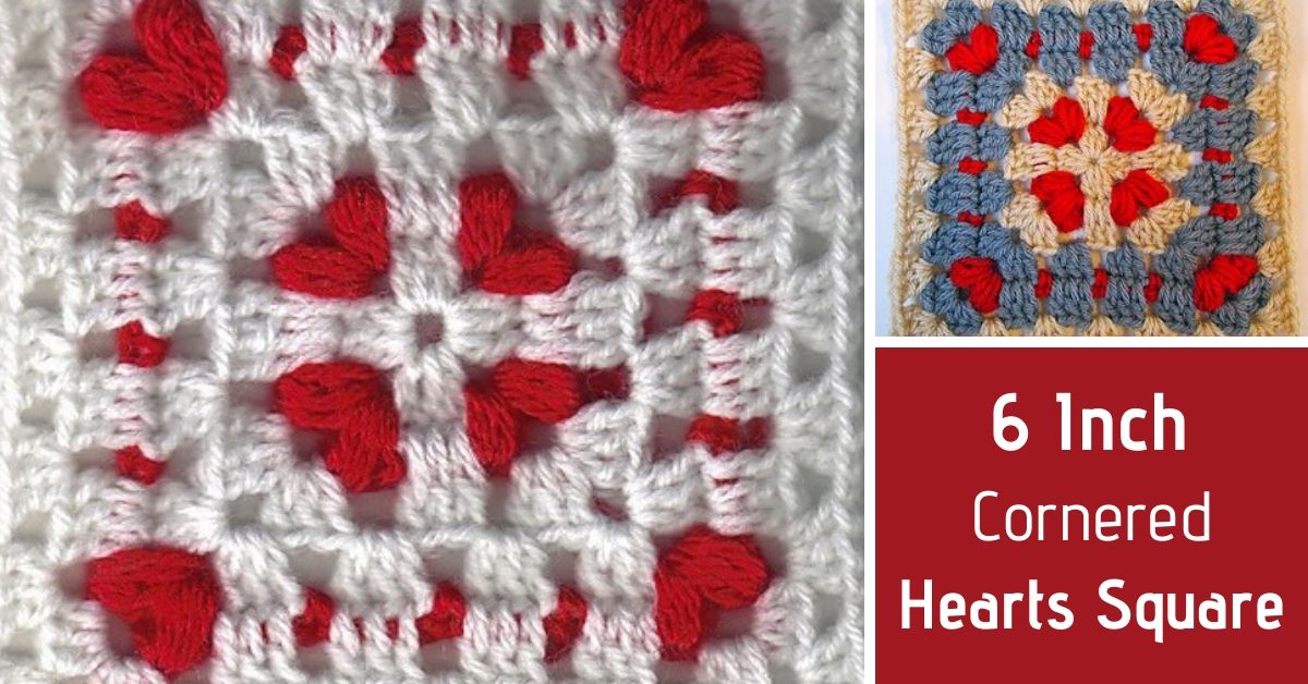 So Much Awesomeness In One Little 6 Inch Cornered Hearts Square [Video ...