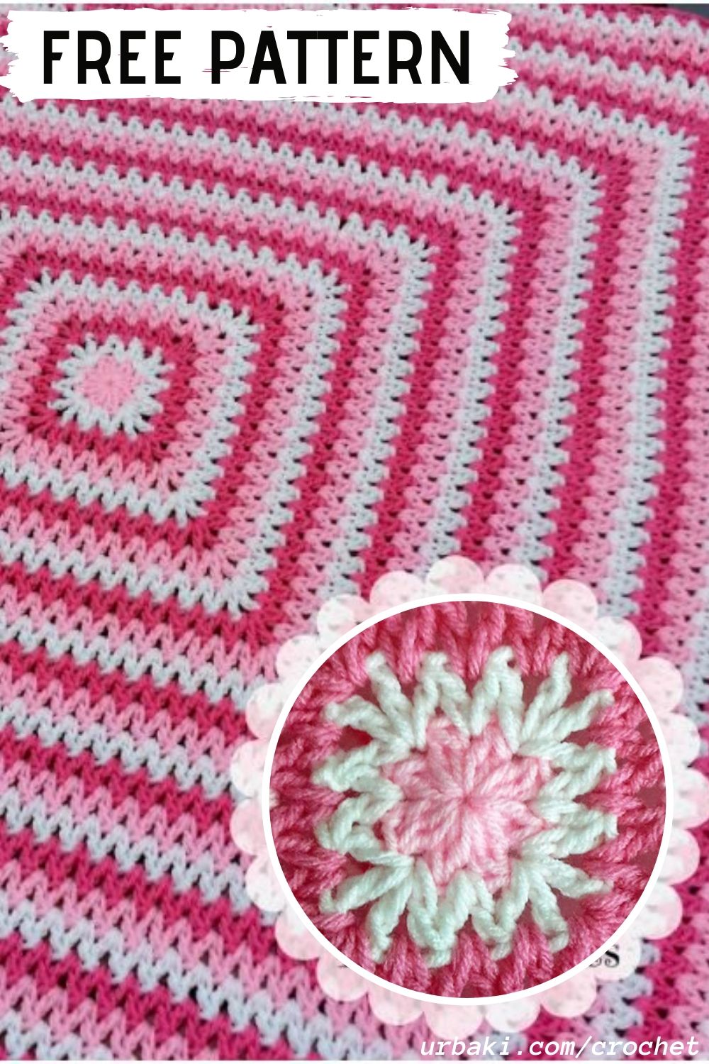 How to crochet the wobbly squares pattern