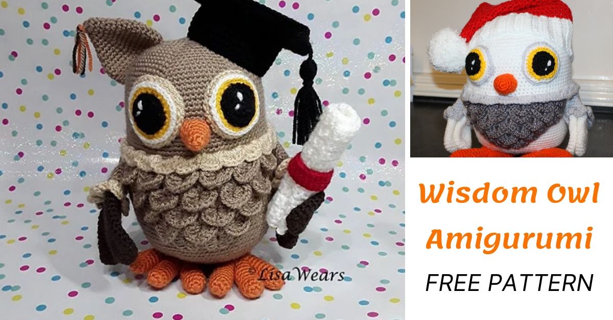 Wisdom The Graduation Owl Amigurumi [FREE Pattern]