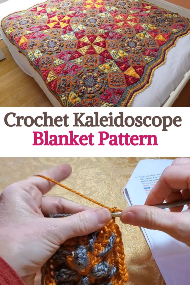 The Crochet Kaleidoscope Blanket Pattern