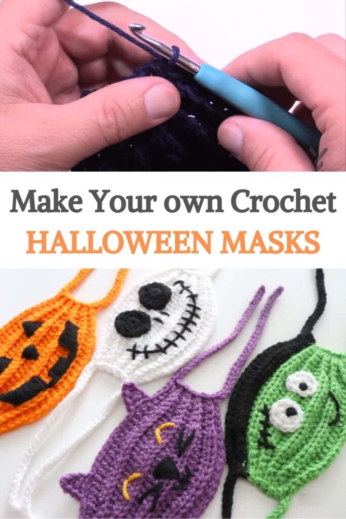 Make Your own Crochet Halloween Masks
