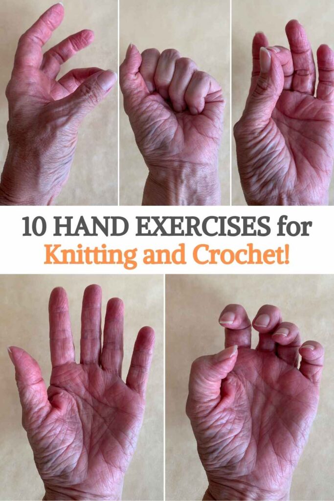 10 Hand Exercises for Knitting and Crochet!