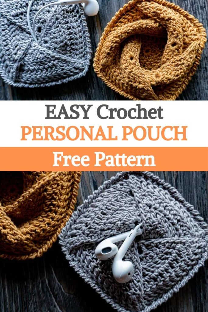 EASY Crochet Personal Pouch - Free Pattern