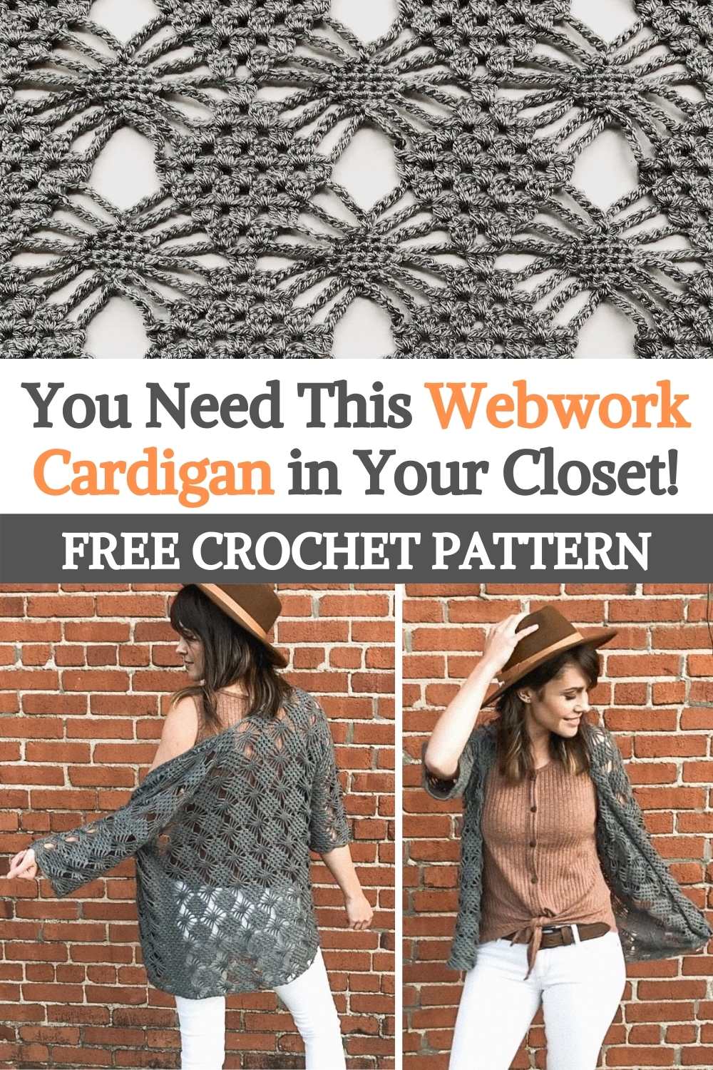 You Need This Webwork Cardigan in Your Closet! - Free Crochet Pattern