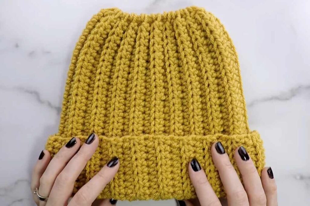 Easy Breezy Bun Beanie Crochet Pattern