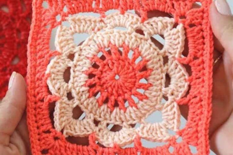 Easy Tutorial! How To Crochet Willow Granny Square