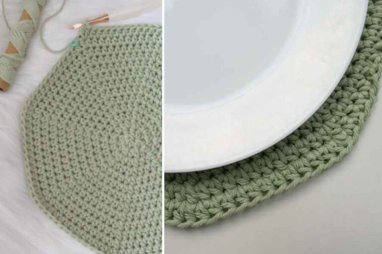 Elegant and Fast to do! Simple Round Crochet Placemats