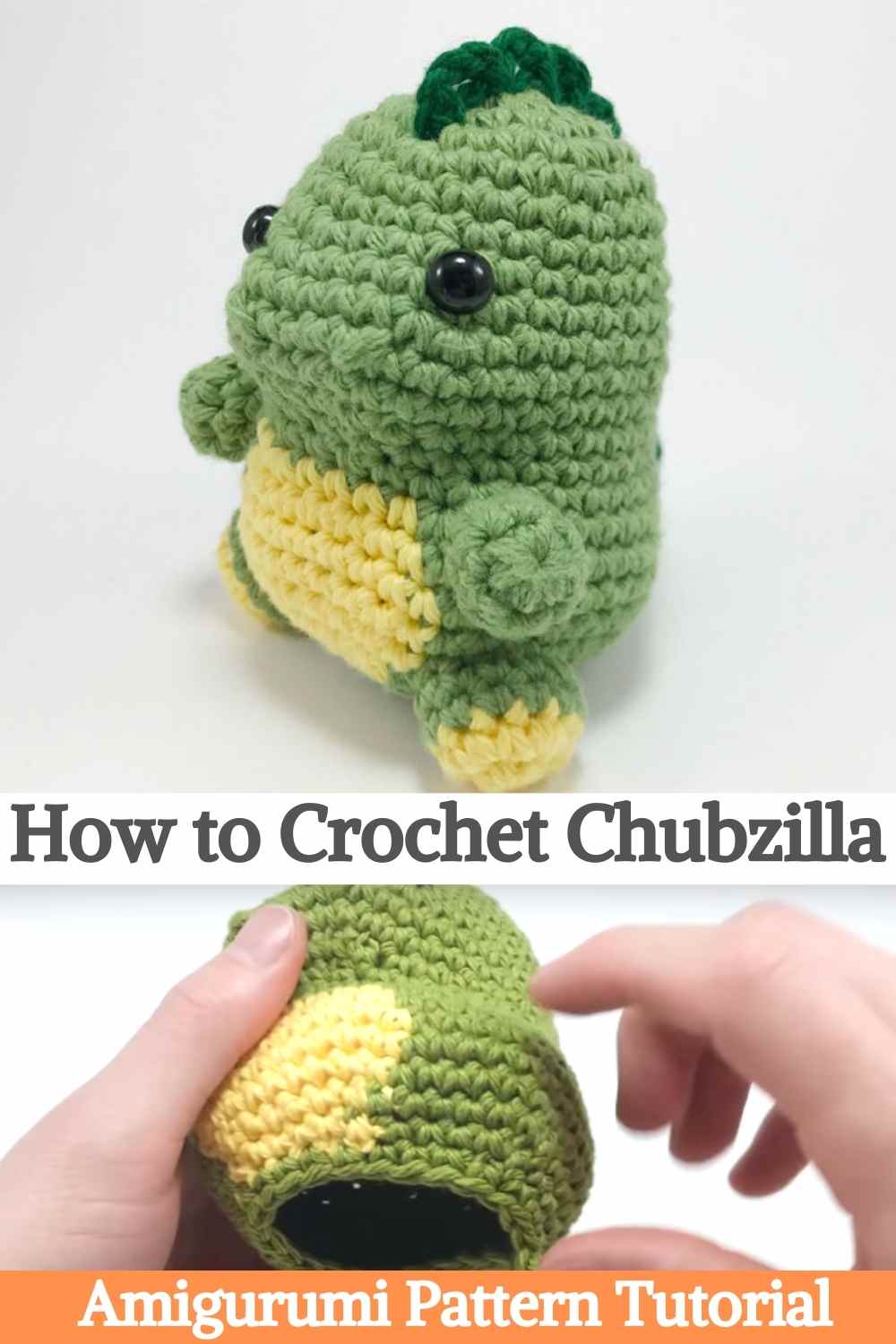 How to Crochet Chubzilla - Amigurumi Pattern Tutorial
