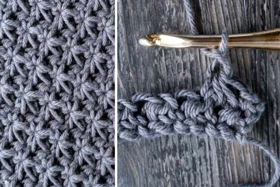 How to Crochet the Trinity Stitch - Step By Step Tutorial