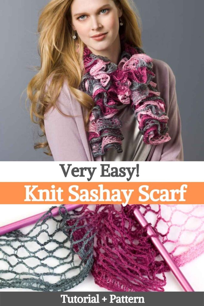 Very Easy! Knit Sashay Scarf