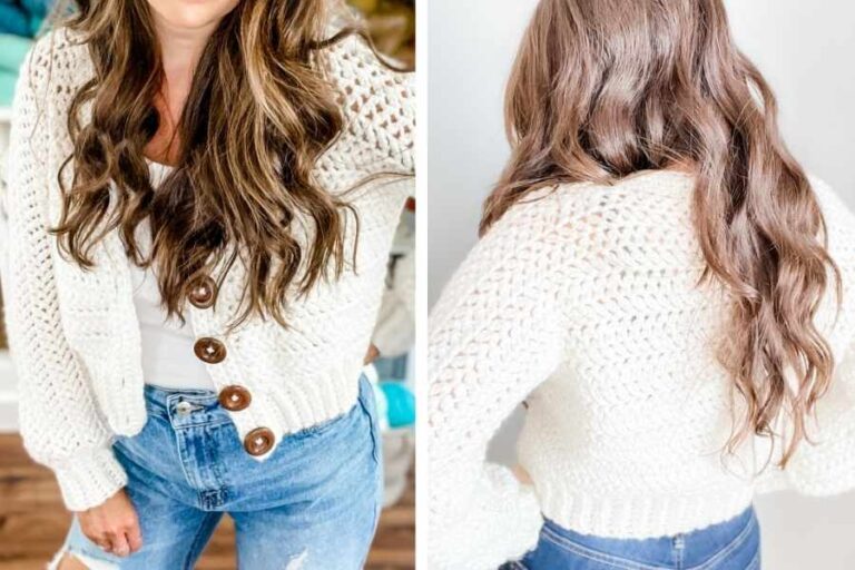 Very Fashion! Easy Crochet Cardigan Pattern Worked In One Piece