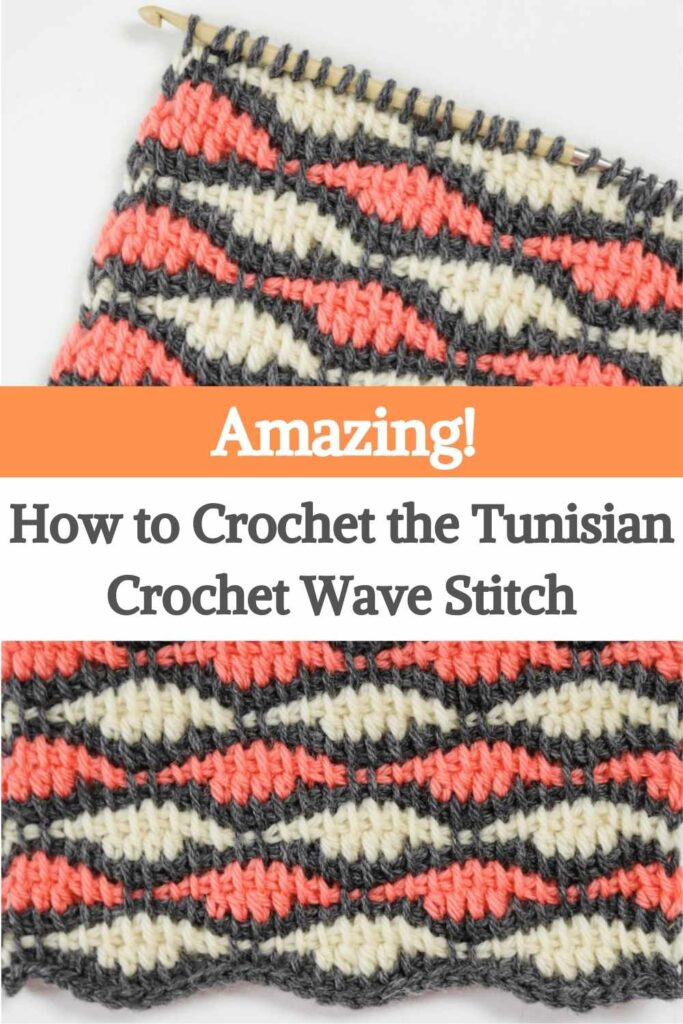 Amazing! How to Crochet the Tunisian Crochet Wave Stitch