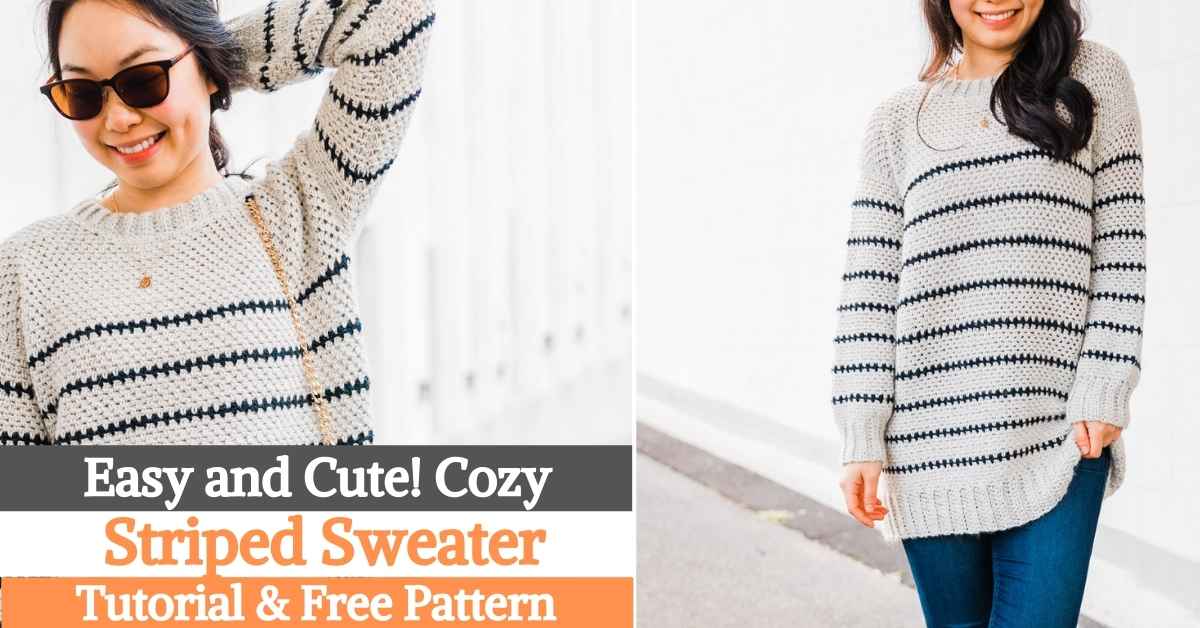 Easy and Cute! Cozy Striped Sweater