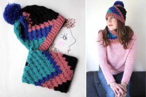 So Beautiful! How to Crochet a C2C Hat and Cowl