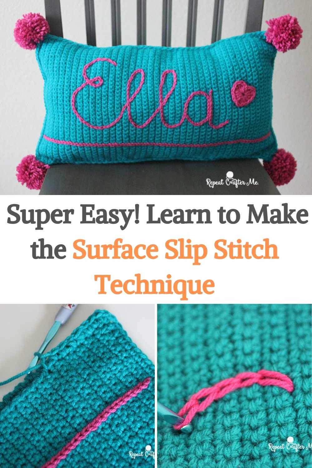 Super Easy! Learn to Make the Surface Slip Stitch Technique
