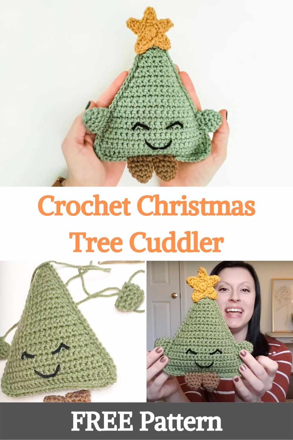Crochet Christmas Tree Cuddler FREE Pattern