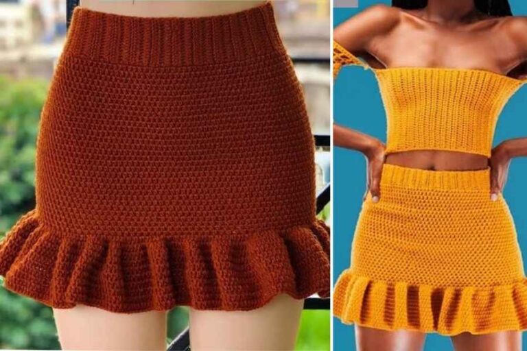 Beginner Friendly! How To Crochet A Ruffle Skirt