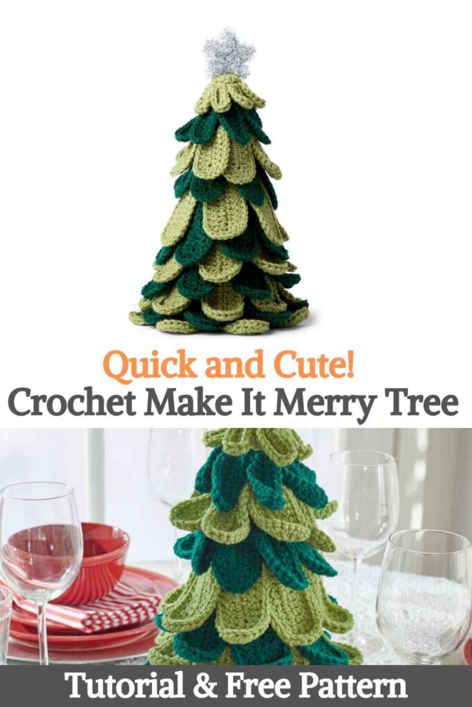 Quick and Cute! Crochet Make It Merry Tree Pattern