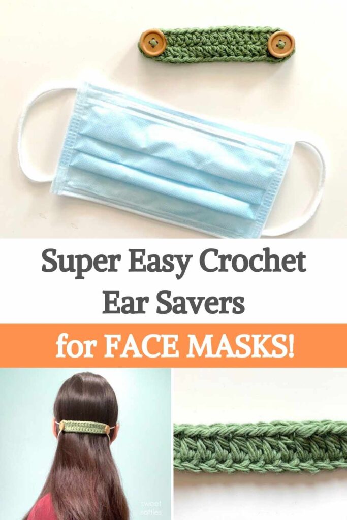 Super Easy Crochet Ear Savers for Face Masks!