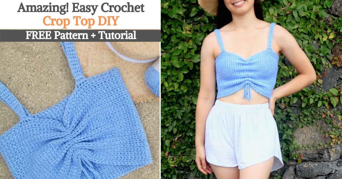 Amazing! Easy Crochet Crop Top DIY Tutorial