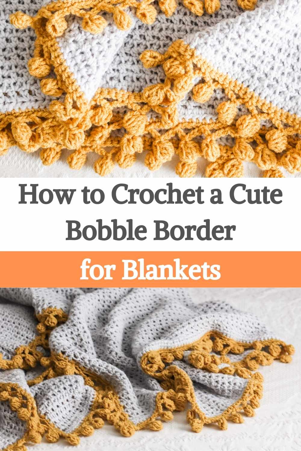 How to Crochet a Cute Bobble Border for Blankets