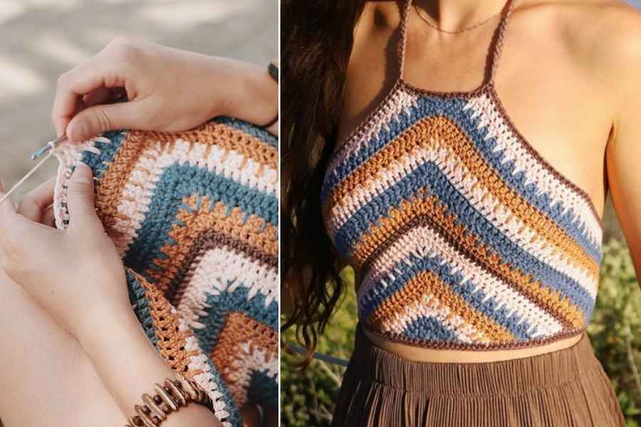 Bohemian and Chic! Crochet Summer Top Tutorial