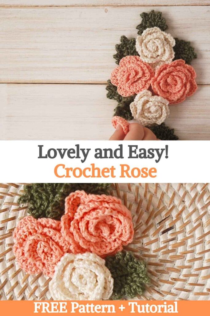 Lovely and Easy! Crochet Rose Pattern