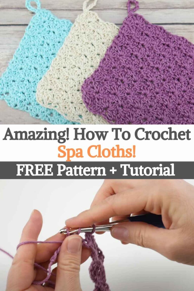 Amazing! How To Crochet Spa Cloths!