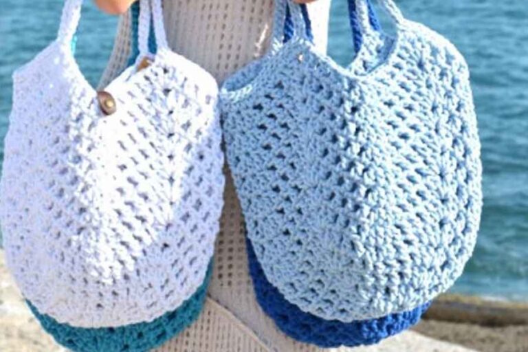 Very Useful! Crochet Market Bag Tutorial
