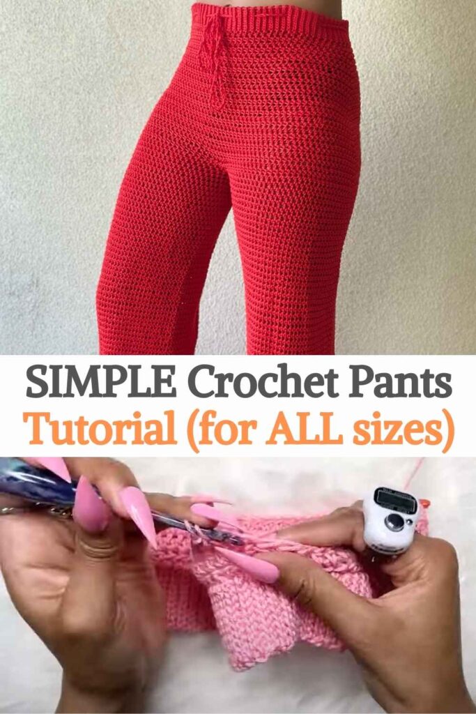 SIMPLE Crochet Pants Tutorial (for ALL sizes)