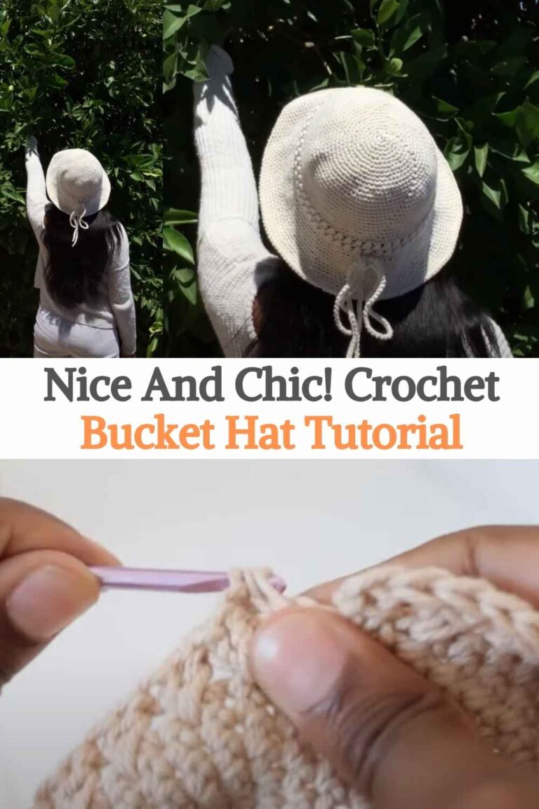 Nice And Chic! Crochet Bucket Hat Tutorial